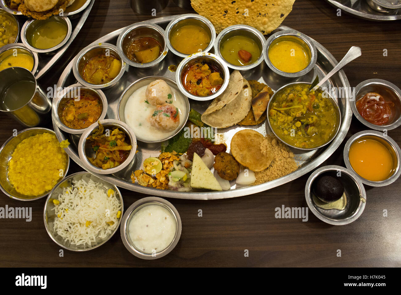 Thali served hi-res stock photography and images - Alamy