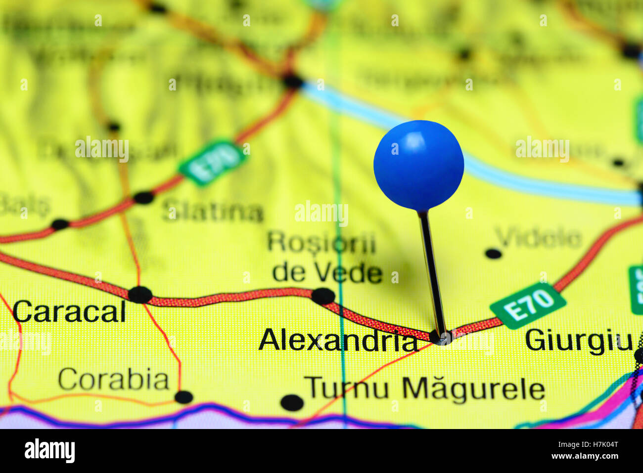 Map of alexandria hi-res stock photography and images - Alamy