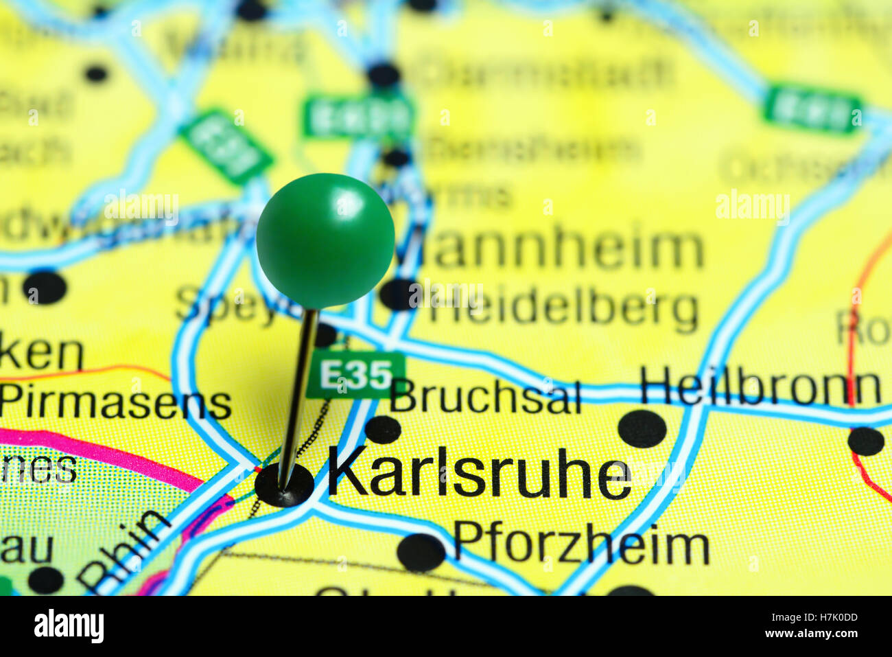 Map Of Karlsruhe High Resolution Stock Photography and Images - Alamy