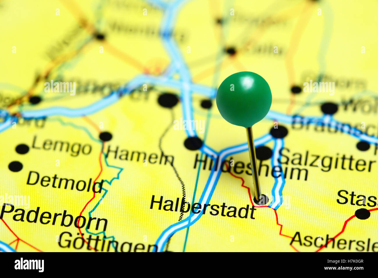 Halberstadt Germany Map