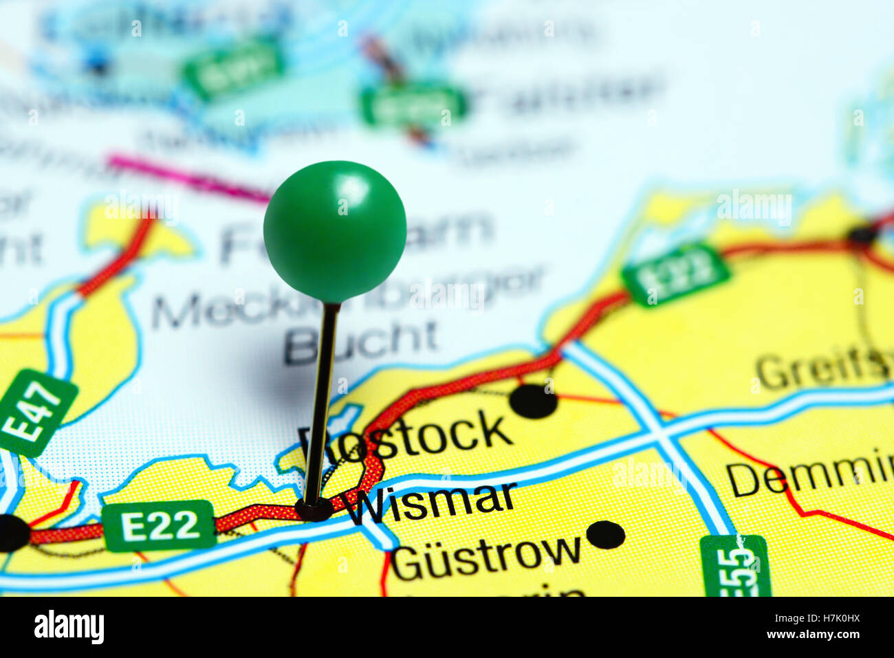 Map of wismar hi-res stock photography and images - Alamy