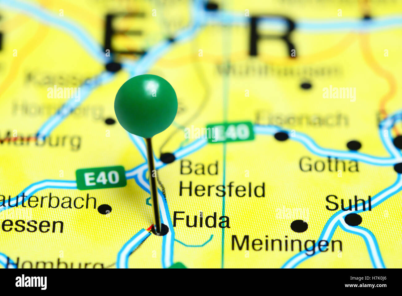 Map of fulda hi-res stock photography and images - Alamy