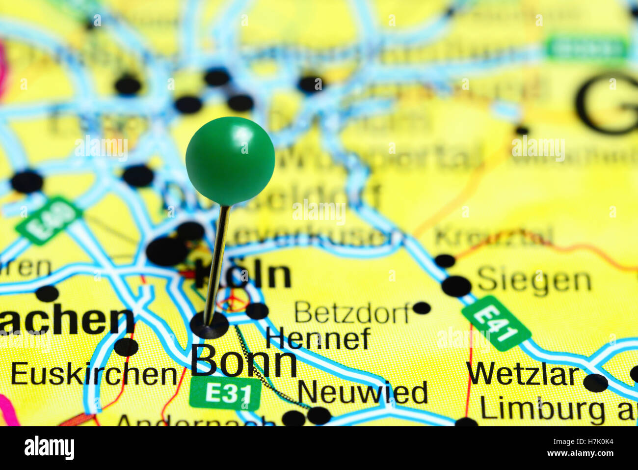 Map of bonn hi-res stock photography and images - Alamy