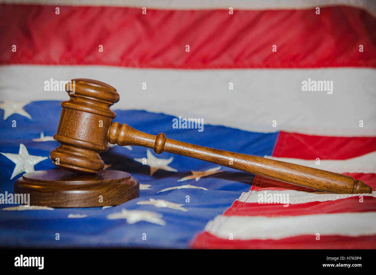Judge gavel flag hi-res stock photography and images - Alamy
