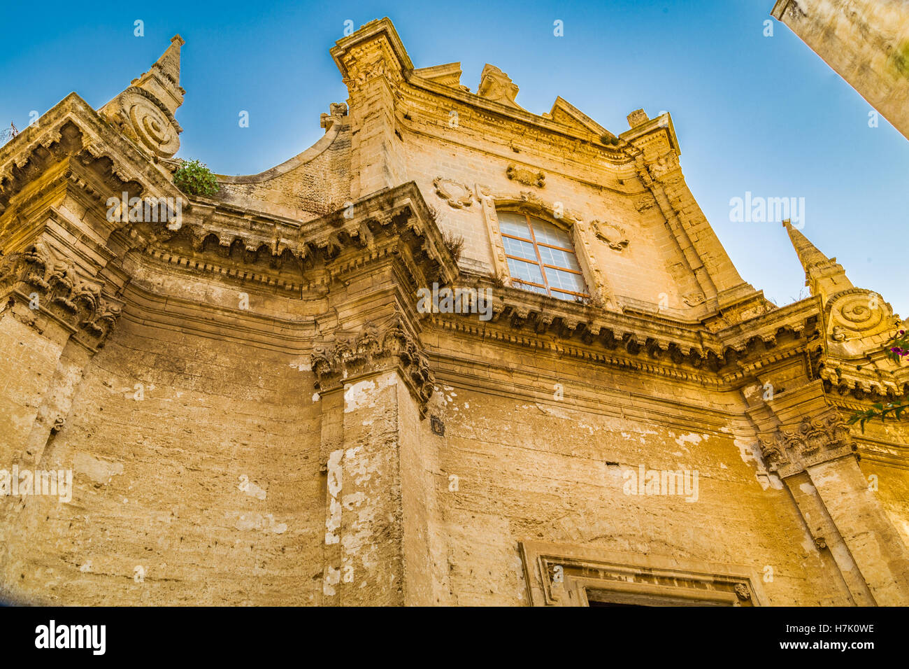Ancient village church in southern Italy Stock Photo - Alamy