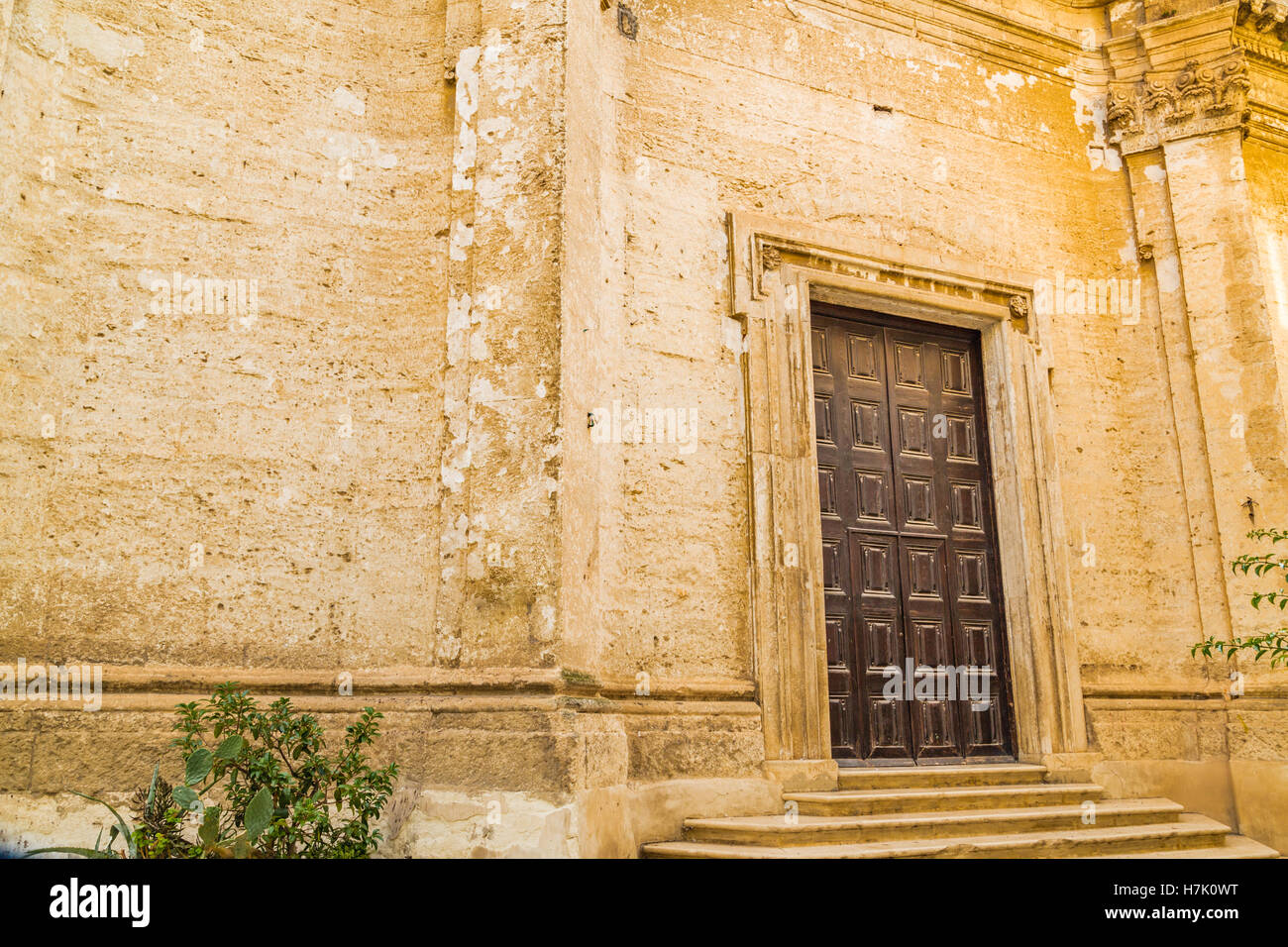 Ancient village church in southern Italy Stock Photo - Alamy