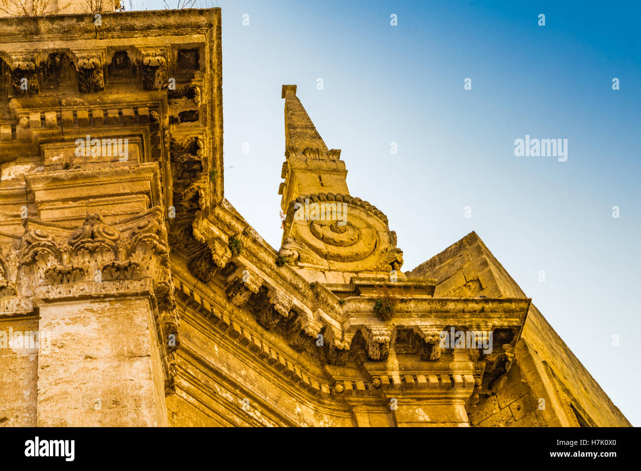 details of ancient village church in southern Italy Stock Photo - Alamy