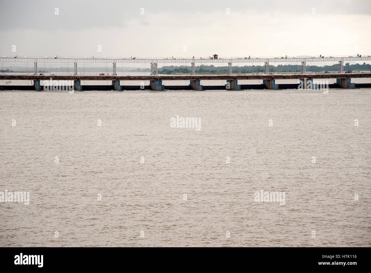 Steel Structural bridge on Mahanadi River at Cuttack Orissa (Odisha ...