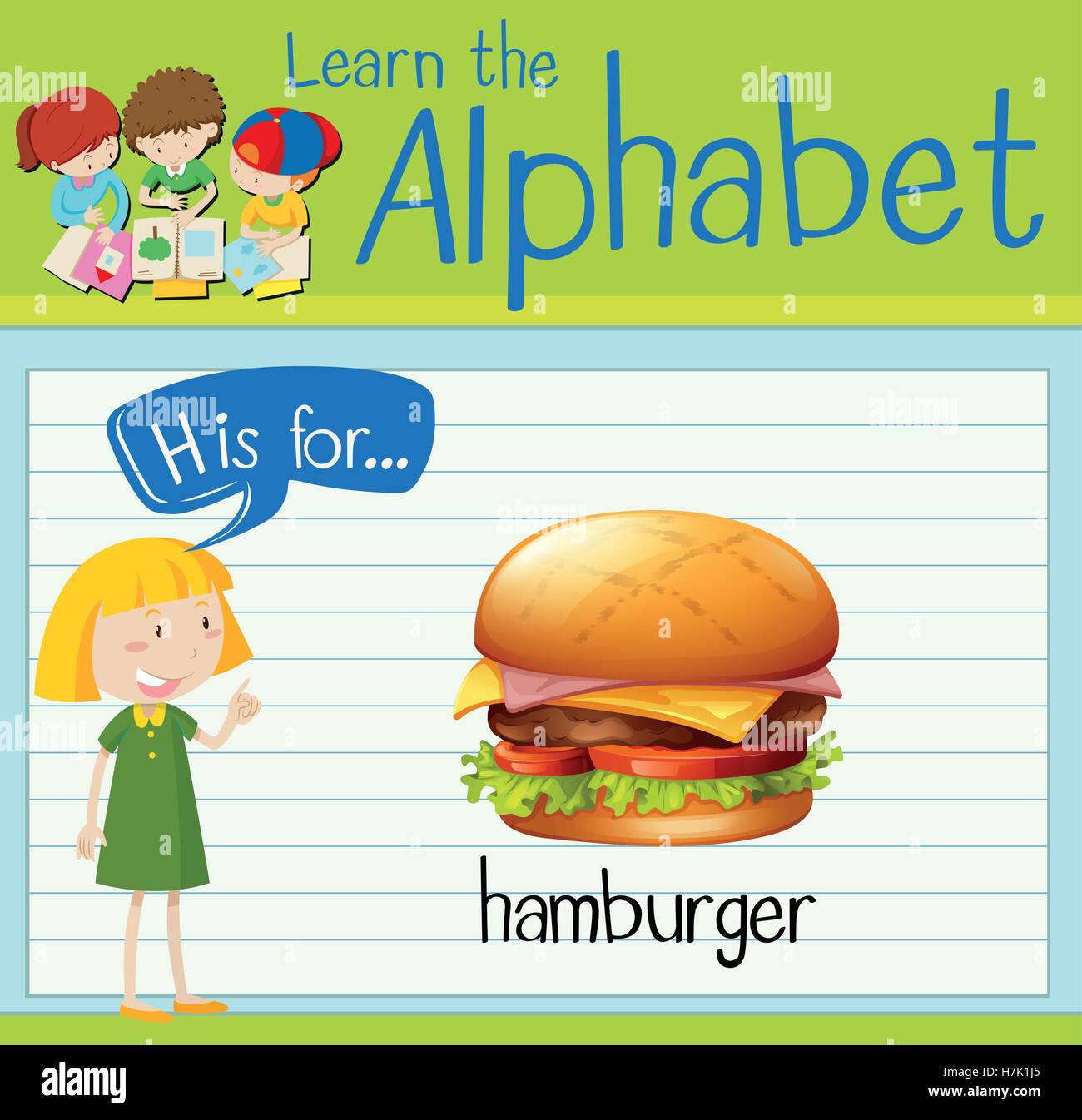 Hamburger h Stock Vector Images - Alamy
