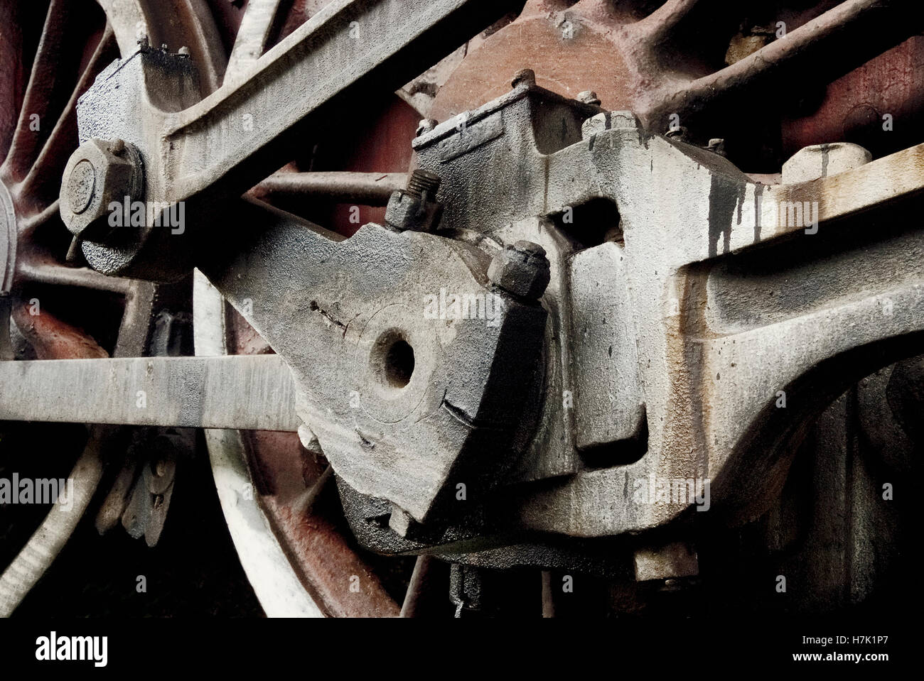 Wheel of a steam locomotive hi-res stock photography and images - Alamy