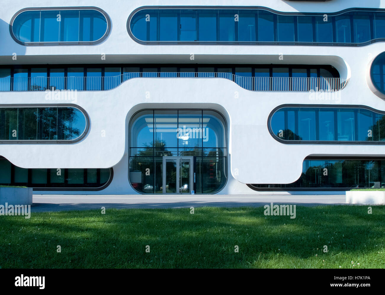 Modern architecture. Modern office building in Hamburg, Germany Stock ...