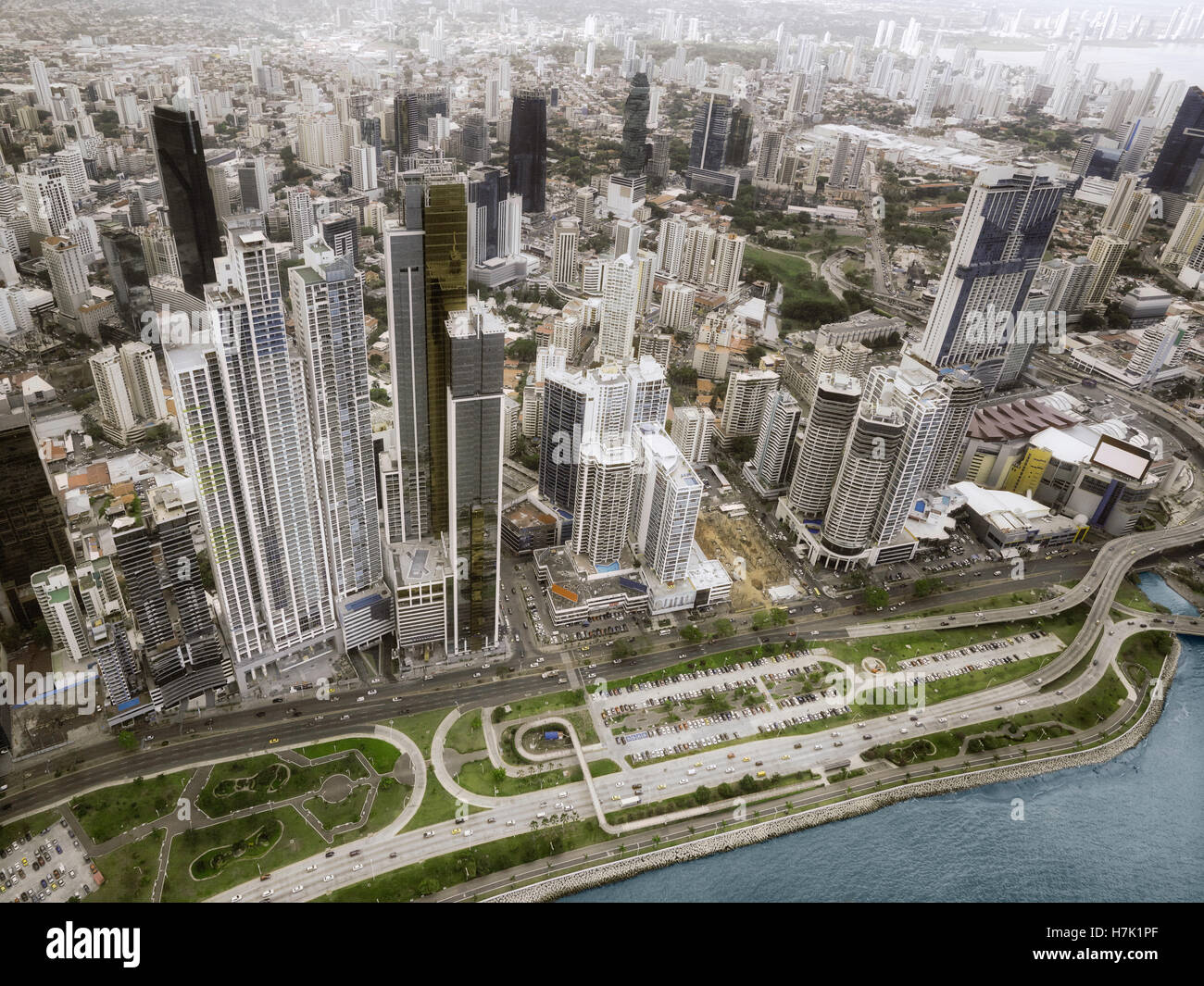 Aerial view of Panama City, Panama Stock Photo - Alamy