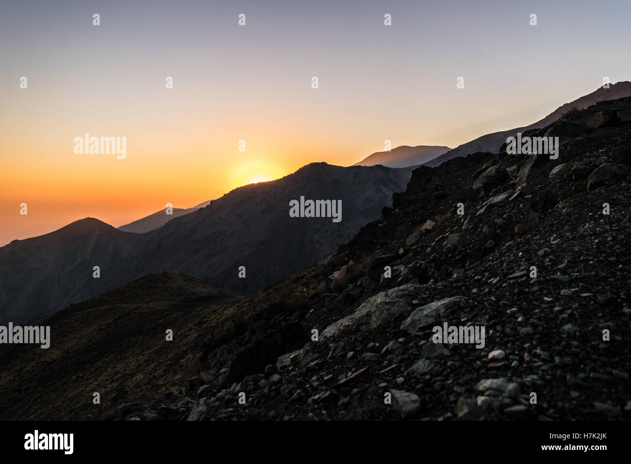 just before sunset Stock Photo - Alamy