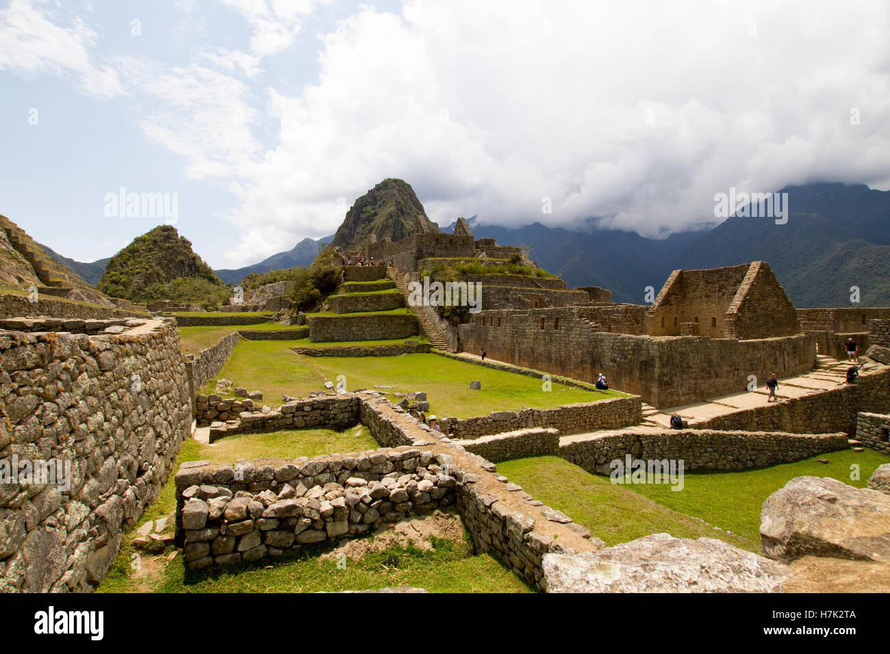 Inca ruins at Machu Picchu, Peru Stock Photo - Alamy