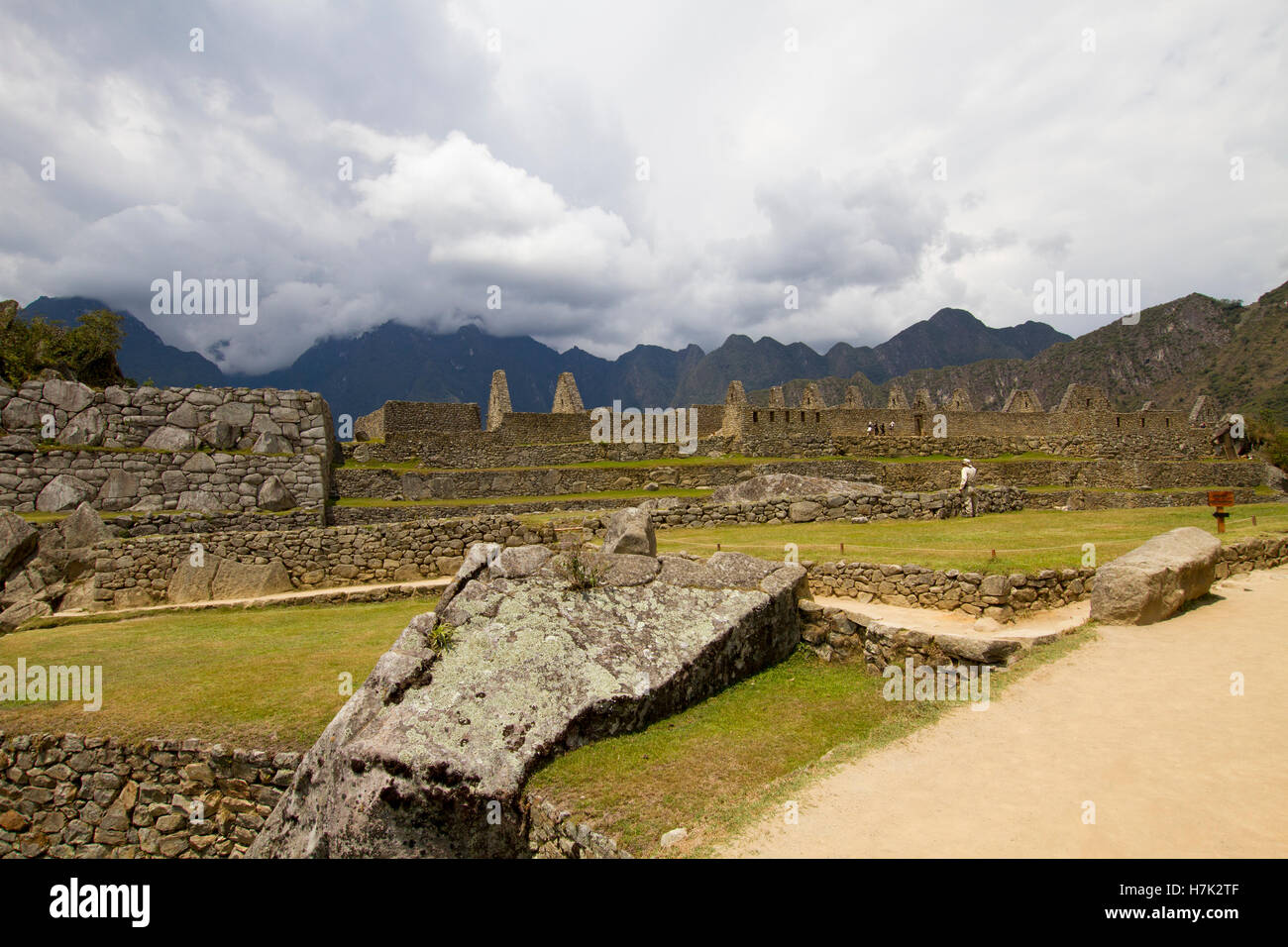 Inca ruins at Machu Picchu, Peru Stock Photo - Alamy