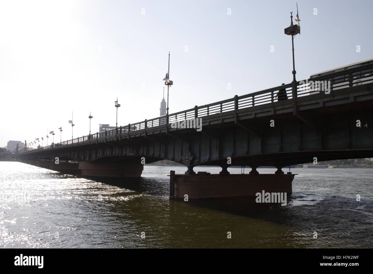 Qasr El Nile Bridge Stock Photo - Alamy