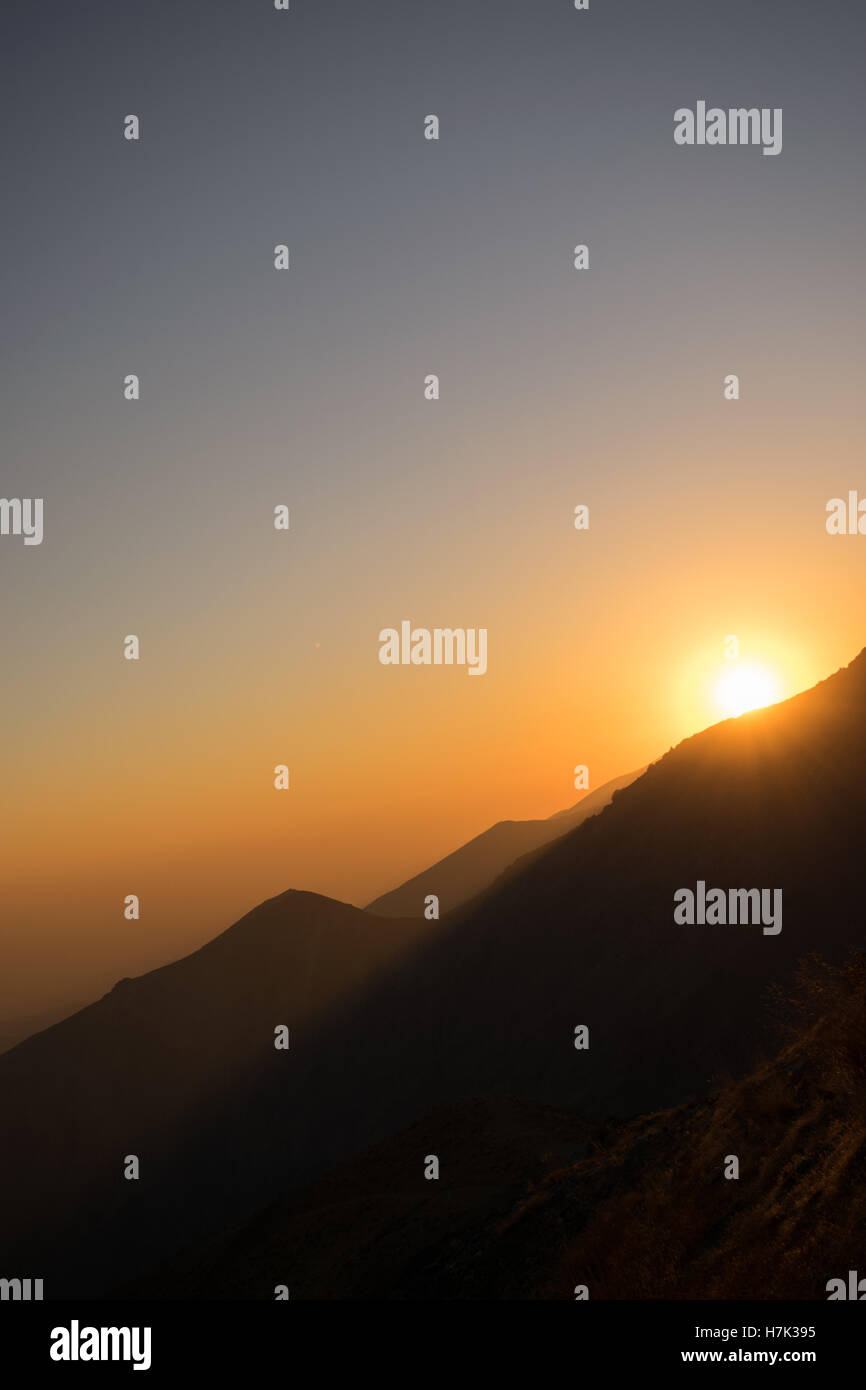 beautiful lights of sunset Stock Photo - Alamy