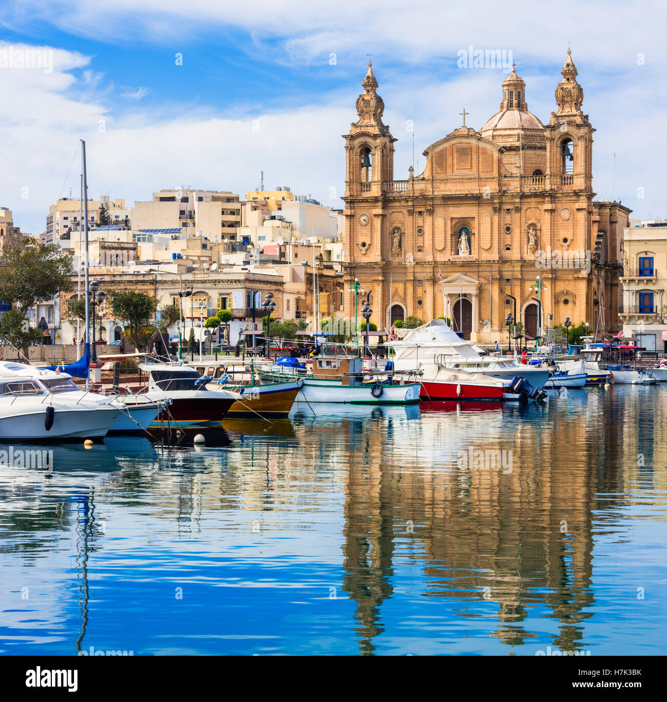 Landmarks of Malta - impressive cathedral Msida Stock Photo - Alamy