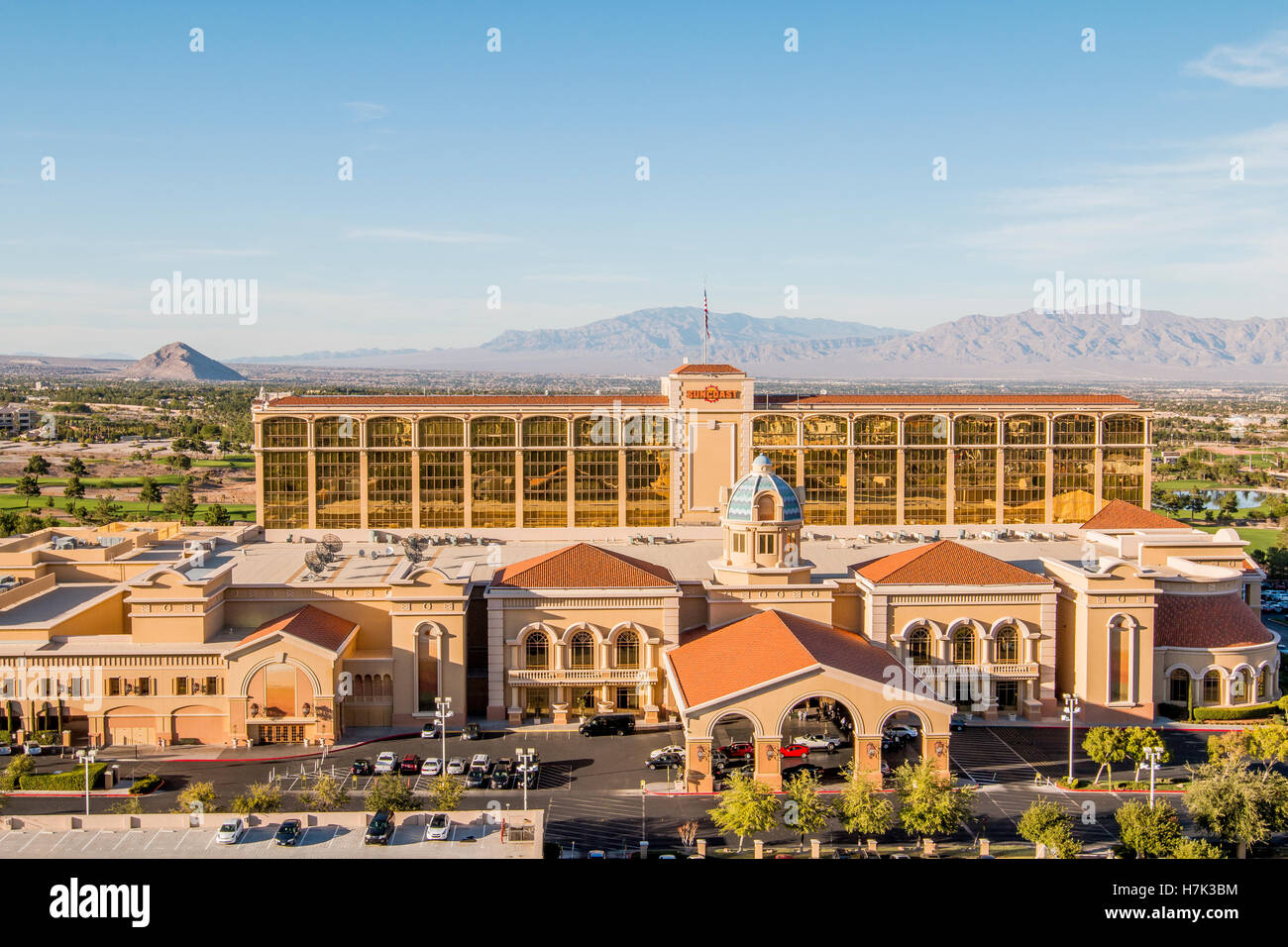 wide angle cityscape Las Vegas, Nevada, USA Stock Photo - Alamy