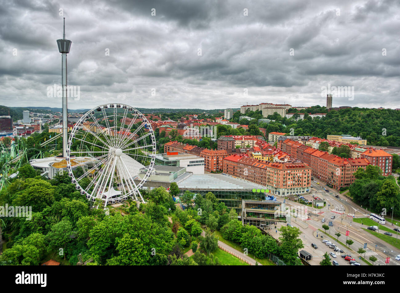 July 2016, amusement park Liseberg in Gothenburg (Sweden Stock Photo ...