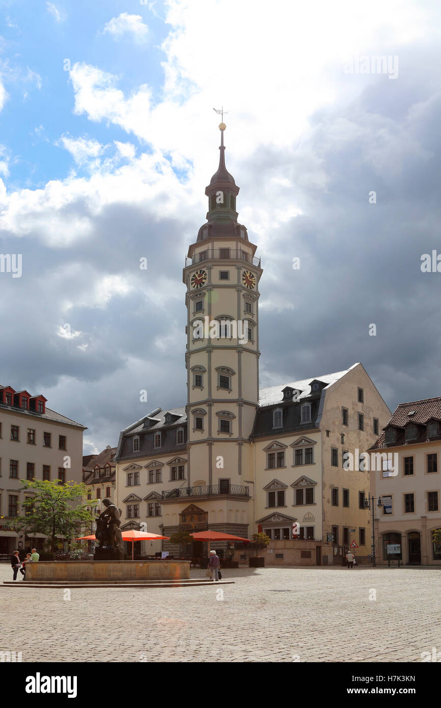 Marktplatz square with city hall hi-res stock photography and images ...