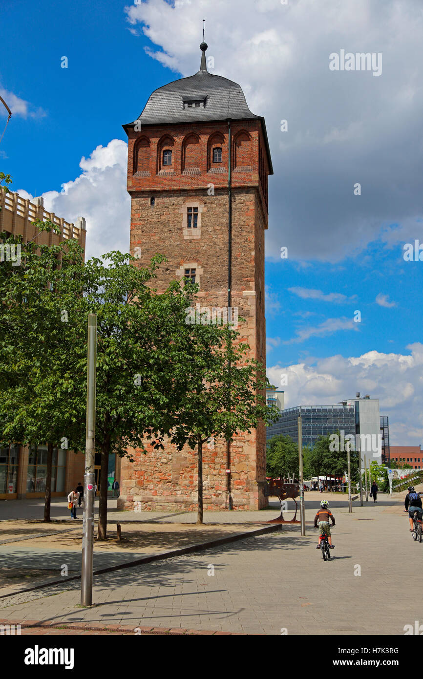Chemnitz Red Tower Stock Photo - Alamy
