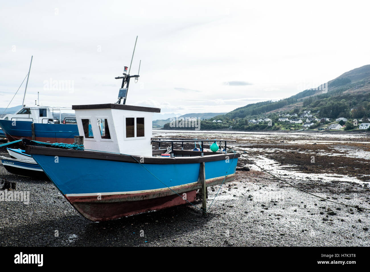 Boats in the Harbor, Portree, Isle of Skye, Scotland Stock Photo - Alamy