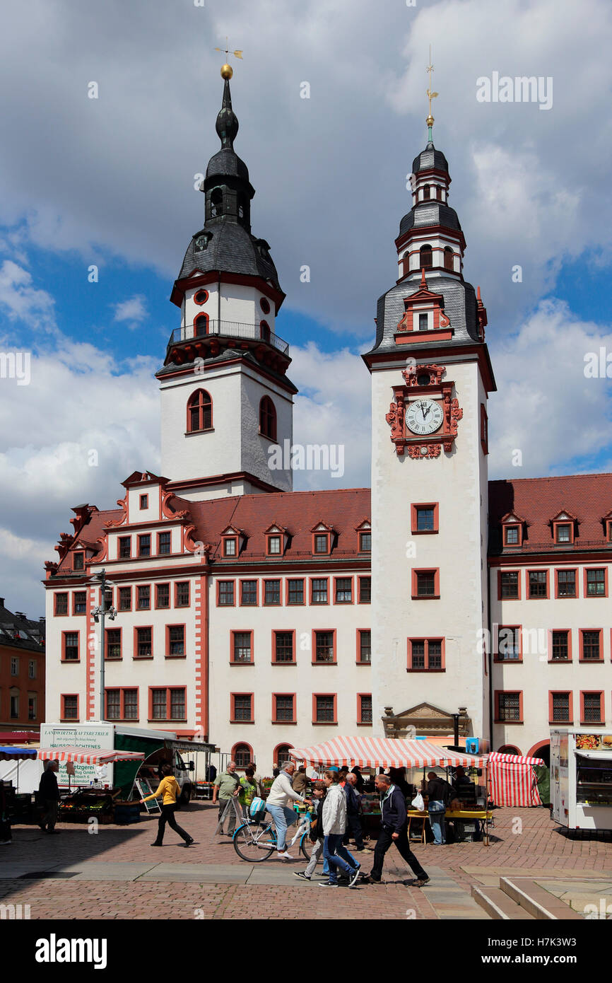 Chemnitz Altes Rathaus Neumarkt Old Town Hall Stock Photo - Alamy