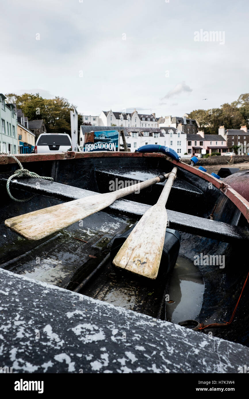 Old boat, Harbor, Portree, Isle of Skye, Scotland Stock Photo - Alamy