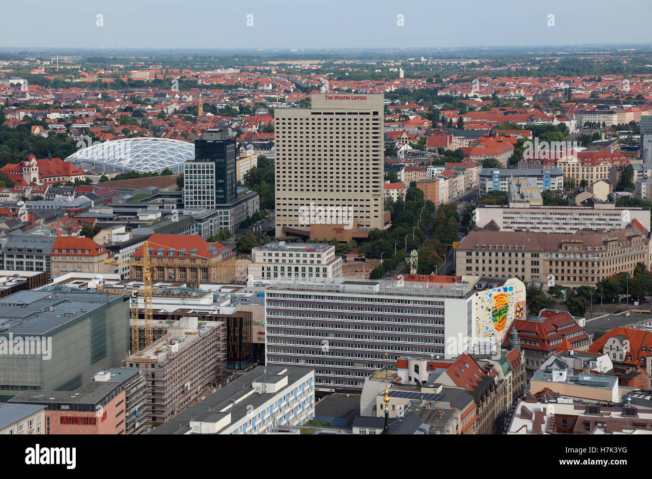 Leipzig skyline hi-res stock photography and images - Alamy
