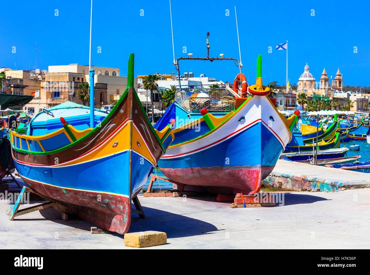 Traditional maltese fishing village hi-res stock photography and images ...