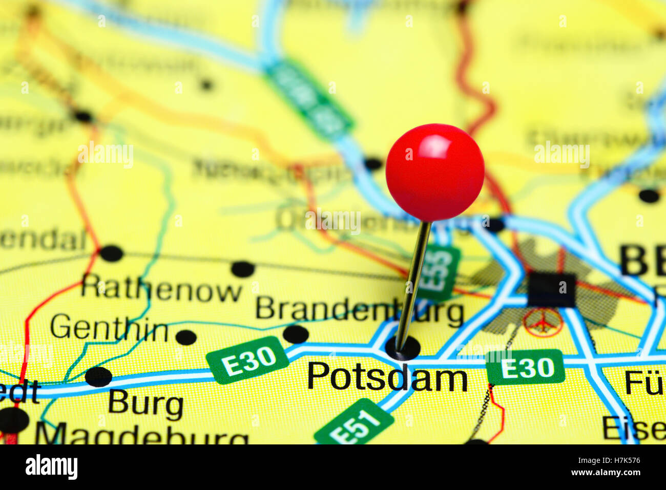 Map of potsdam hi-res stock photography and images - Alamy