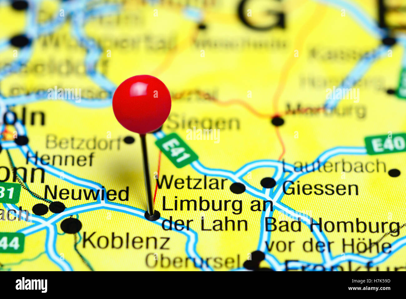 Map of limburg hi-res stock photography and images - Alamy