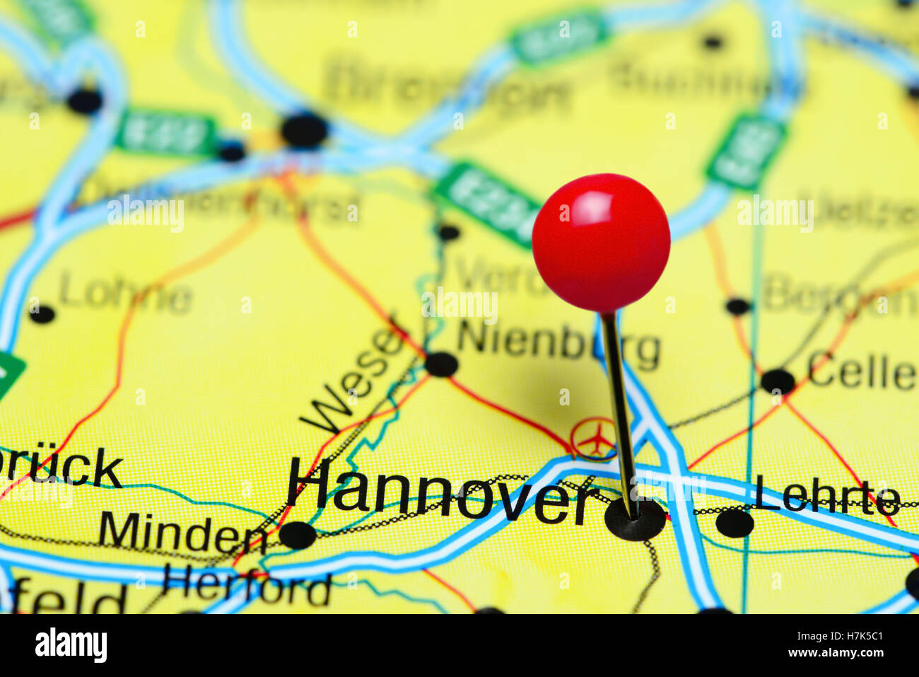 Hannover germany map hi-res stock photography and images - Alamy