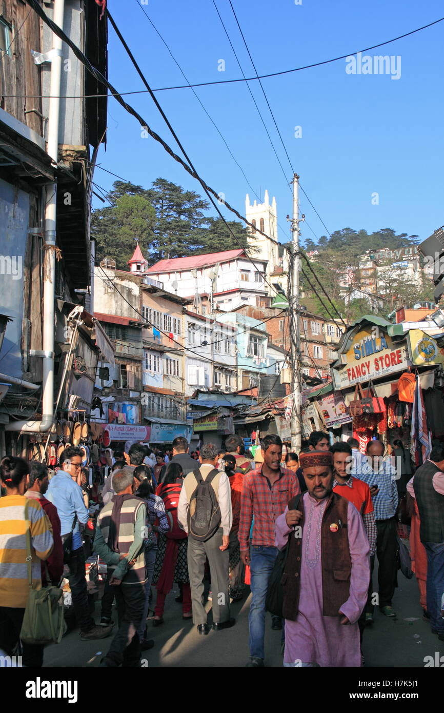 Lower bazar shimla himachal pradesh hi-res stock photography and images ...
