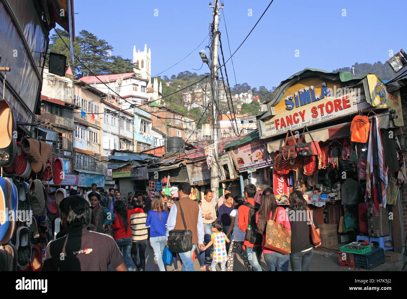 Lower bazar shimla himachal pradesh hi-res stock photography and images ...