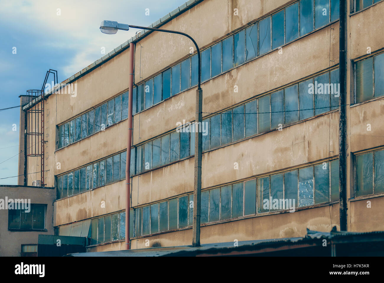 View of the old building / vintage Stock Photo - Alamy