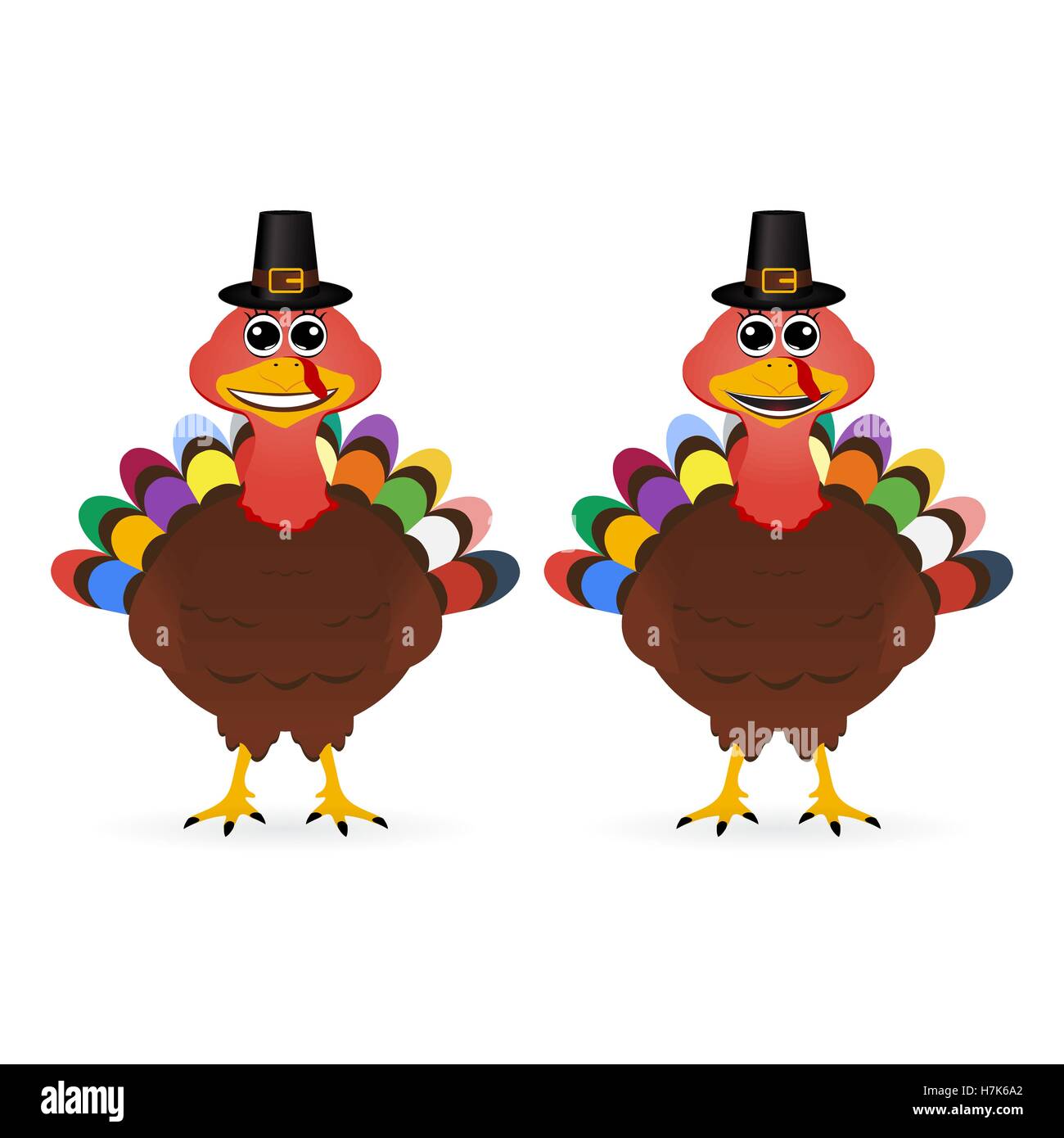 Funny turkey cartoon Stock Vector Images - Alamy