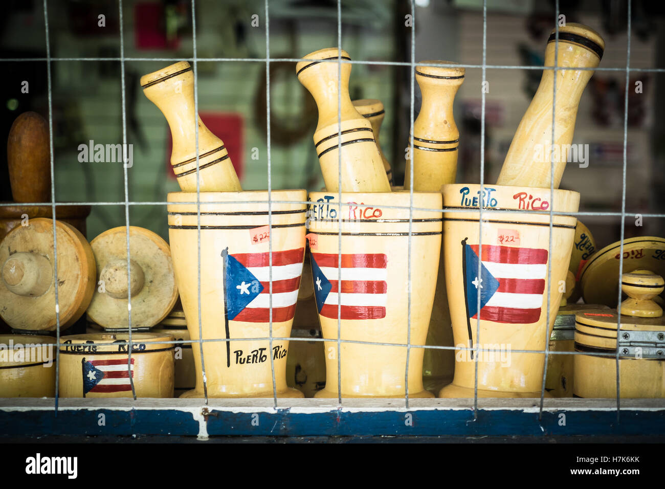 Presents in a store in Puerto Rico Stock Photo - Alamy