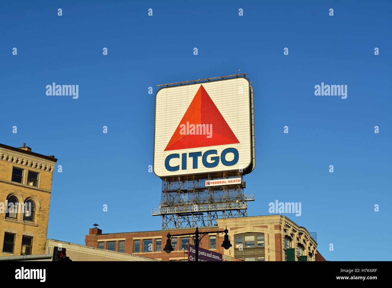 The iconic CITGO sign in Kenmore Square in Boston's Fenway neighborhood ...
