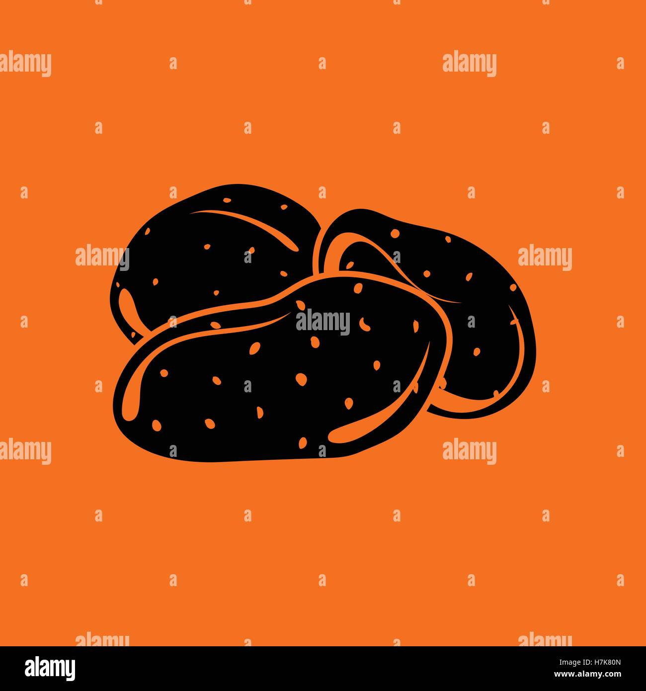 Orange Potato Chips Stock Vector Images - Alamy