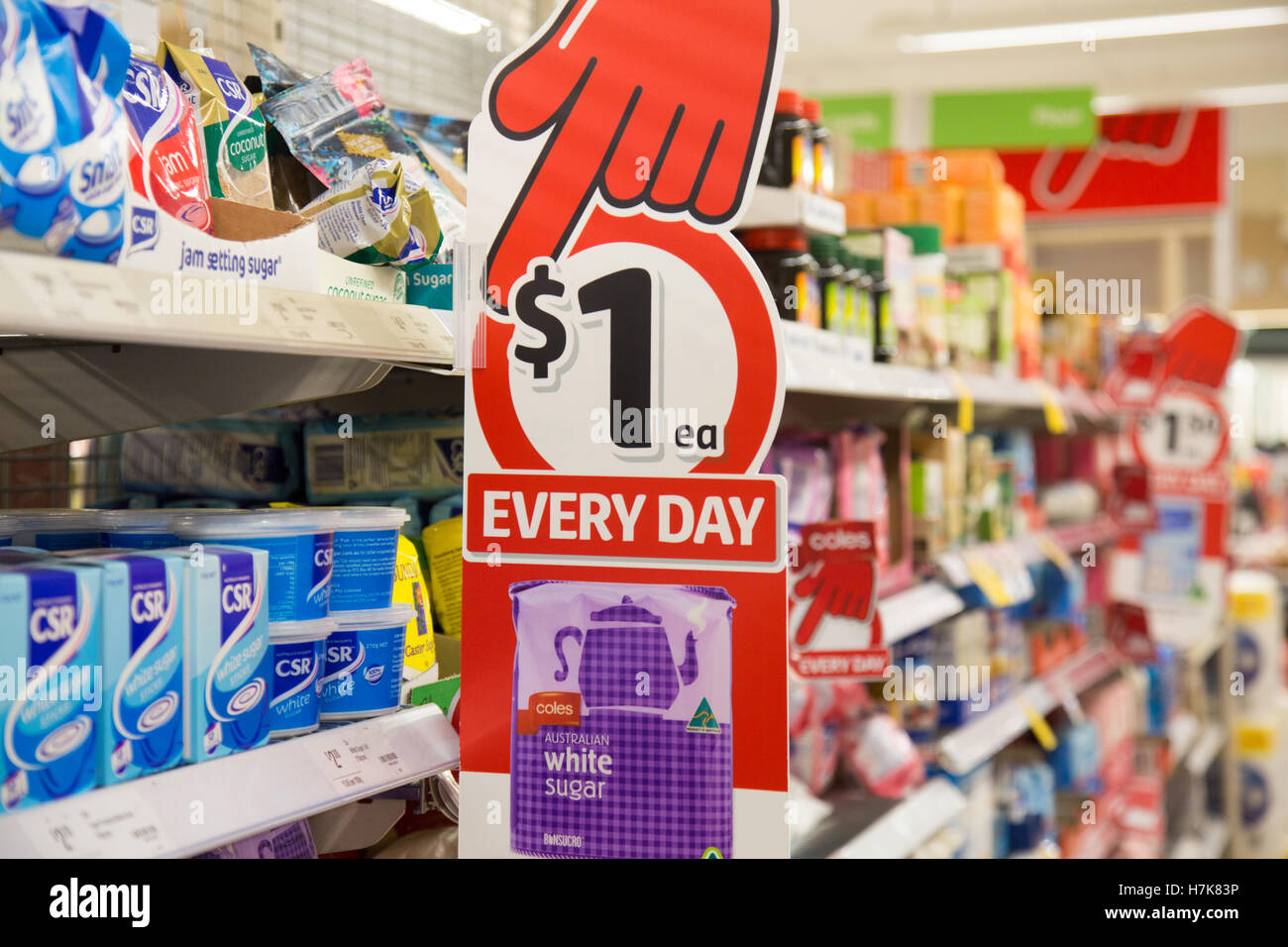 Australia coles supermarket store in hi-res stock photography and ...