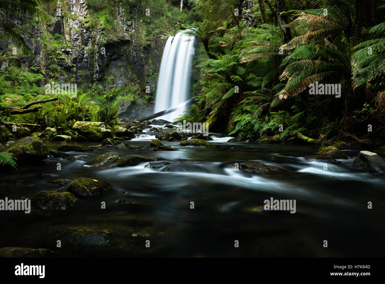 Hopetoun Falls, Great Otway National Park, Victoria, Australia Stock ...