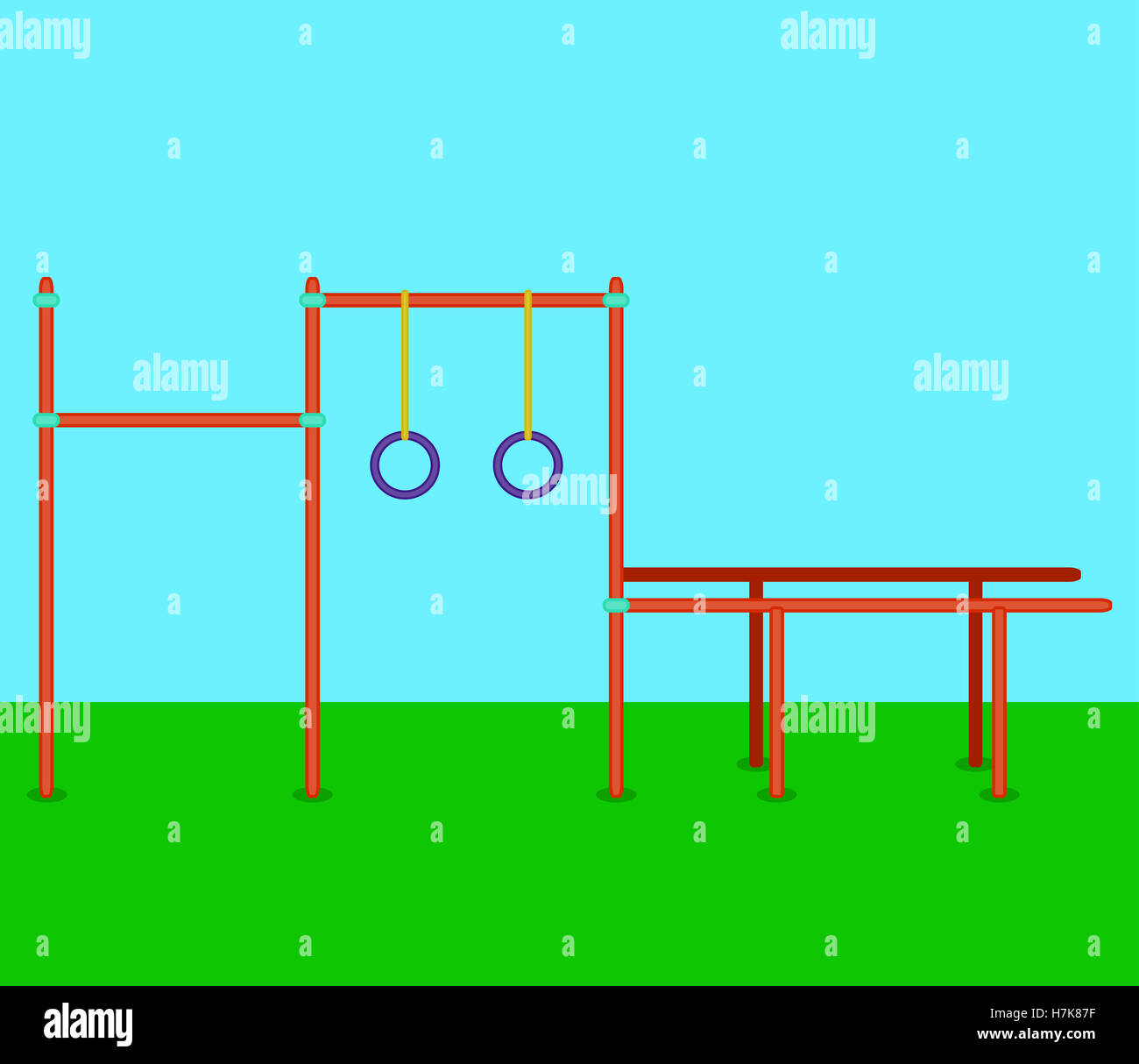 Horizontal bars hi-res stock photography and images - Alamy