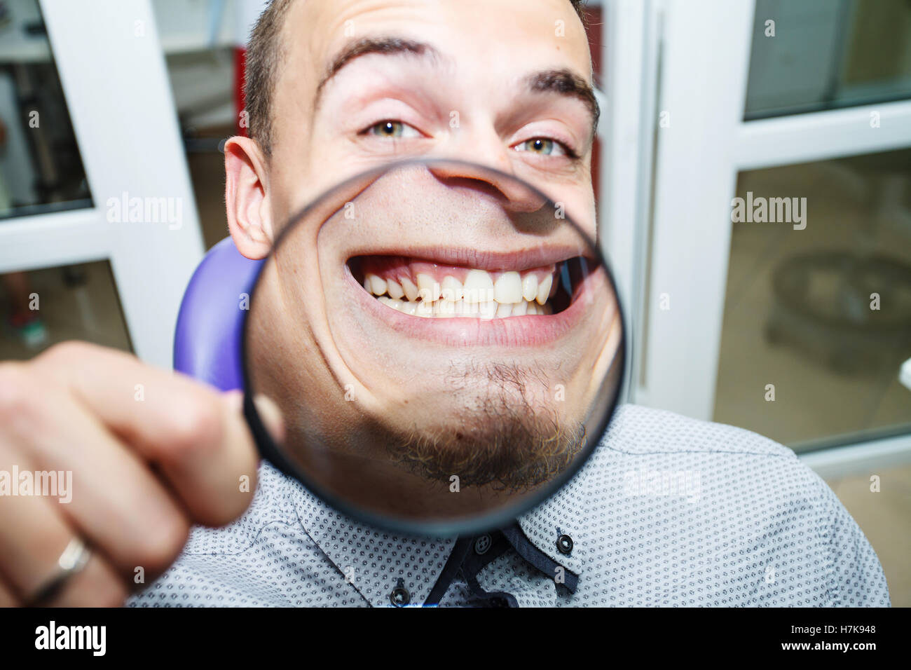 dentistry, mouth and teeth close up smiling Stock Photo - Alamy