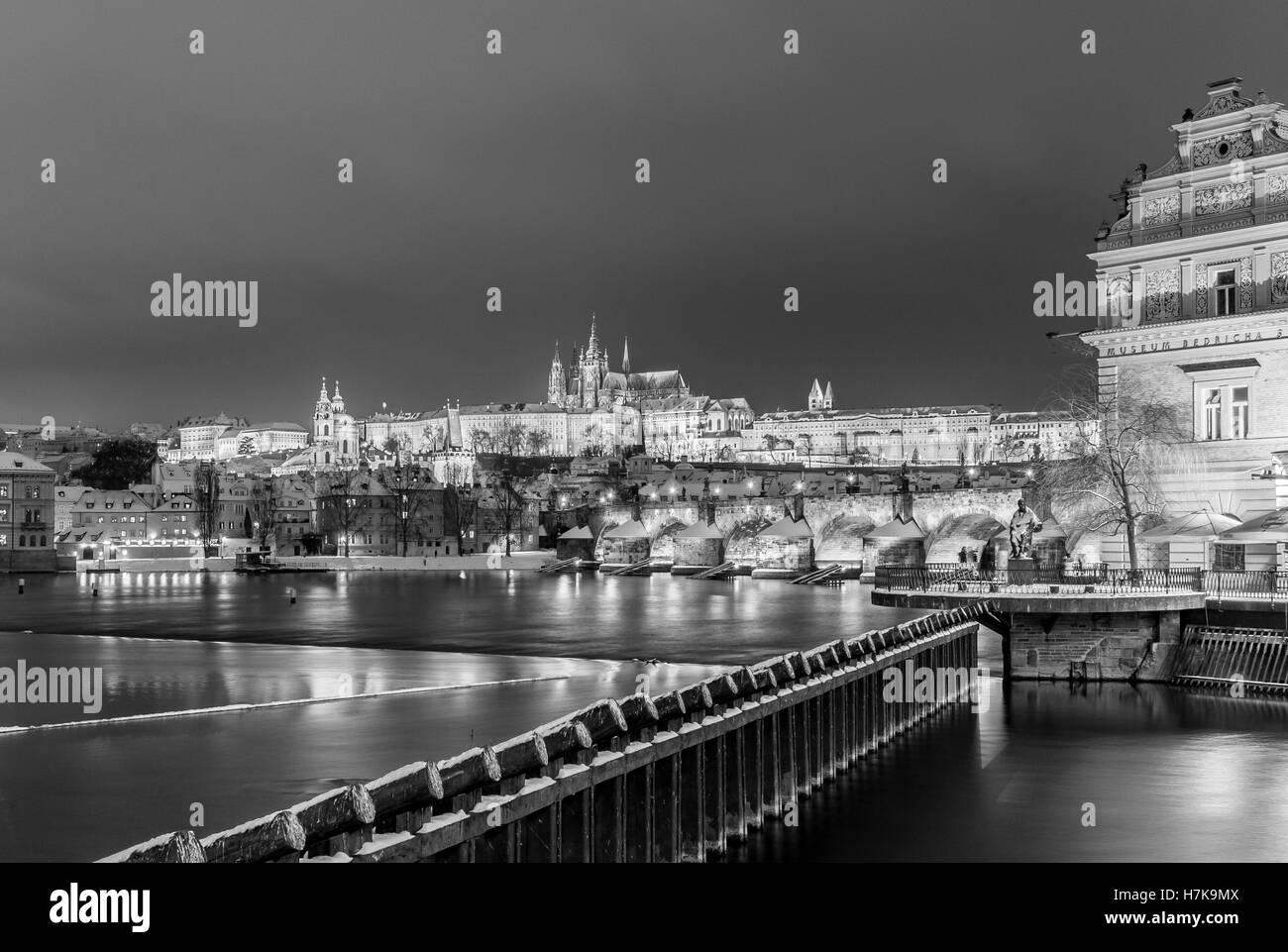 Prague Castle, Charles Bridge Stock Photo - Alamy