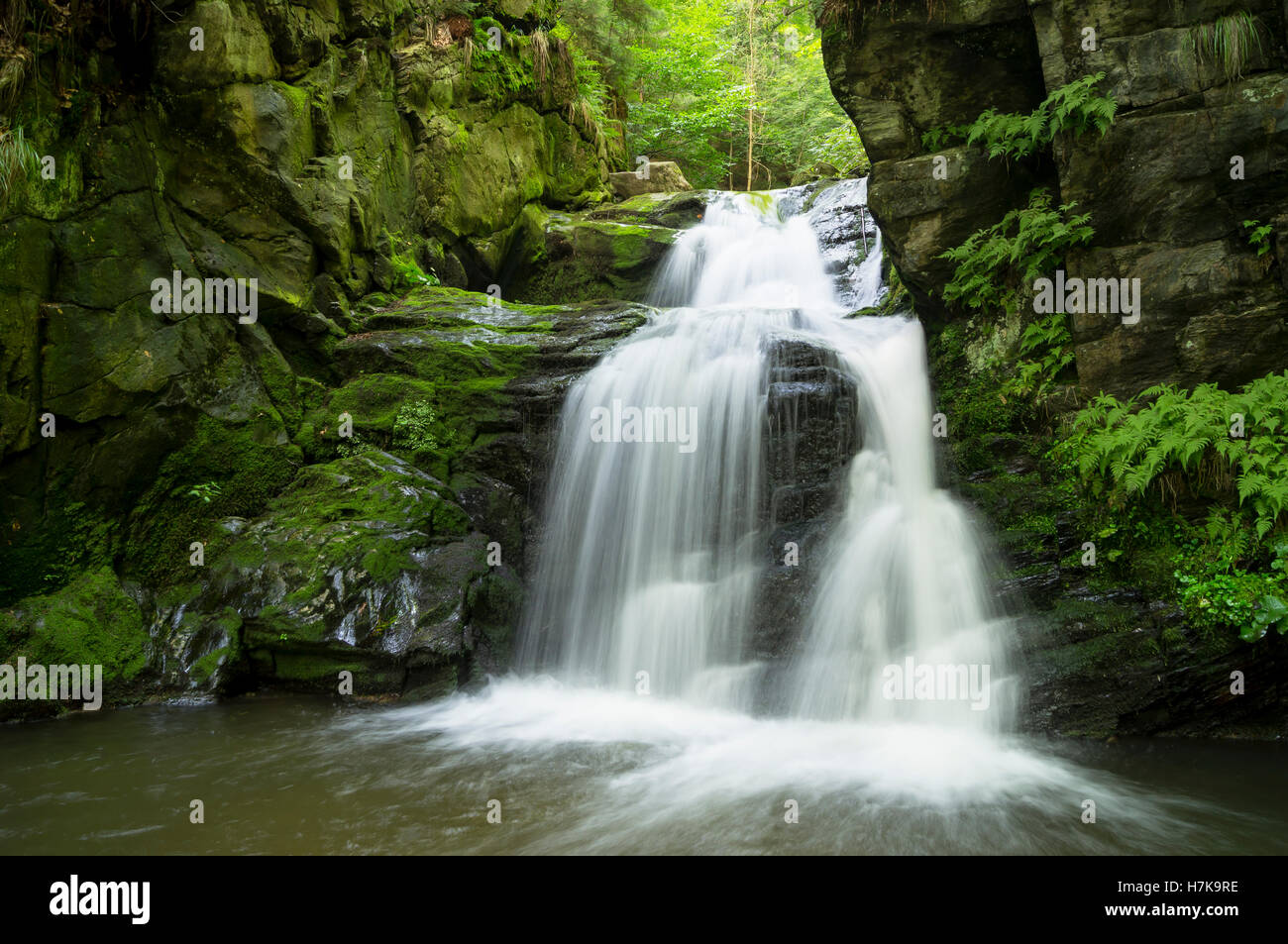 Waterfall in Resov Stock Photo - Alamy