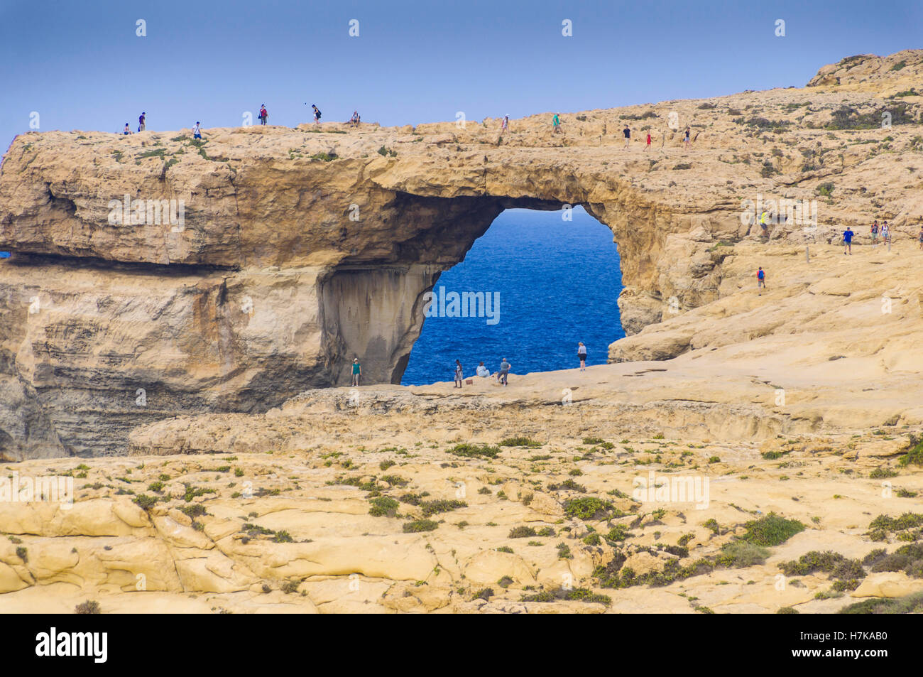 Azure window gozo malta rock formation hi-res stock photography and ...
