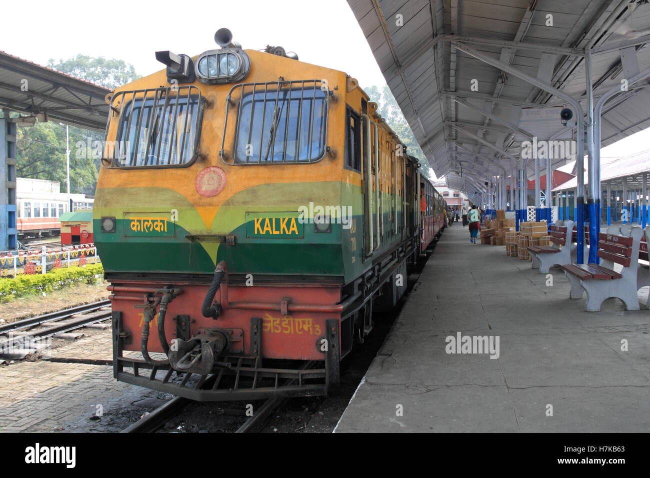 Kalka railway station hi-res stock photography and images - Alamy