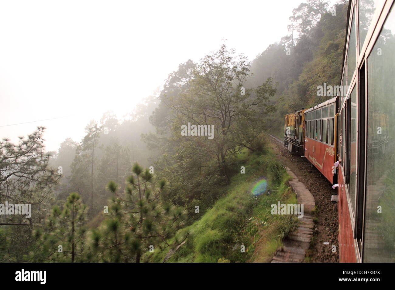 Kalka-Shimla Railway, near Jutogh, Himachal Pradesh, India, Indian ...
